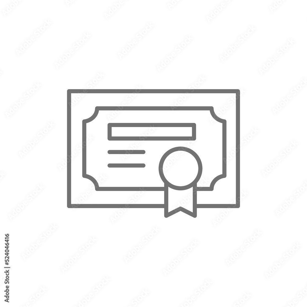 Linear charter icon from Delivery and logistic outline collection. Thin ...