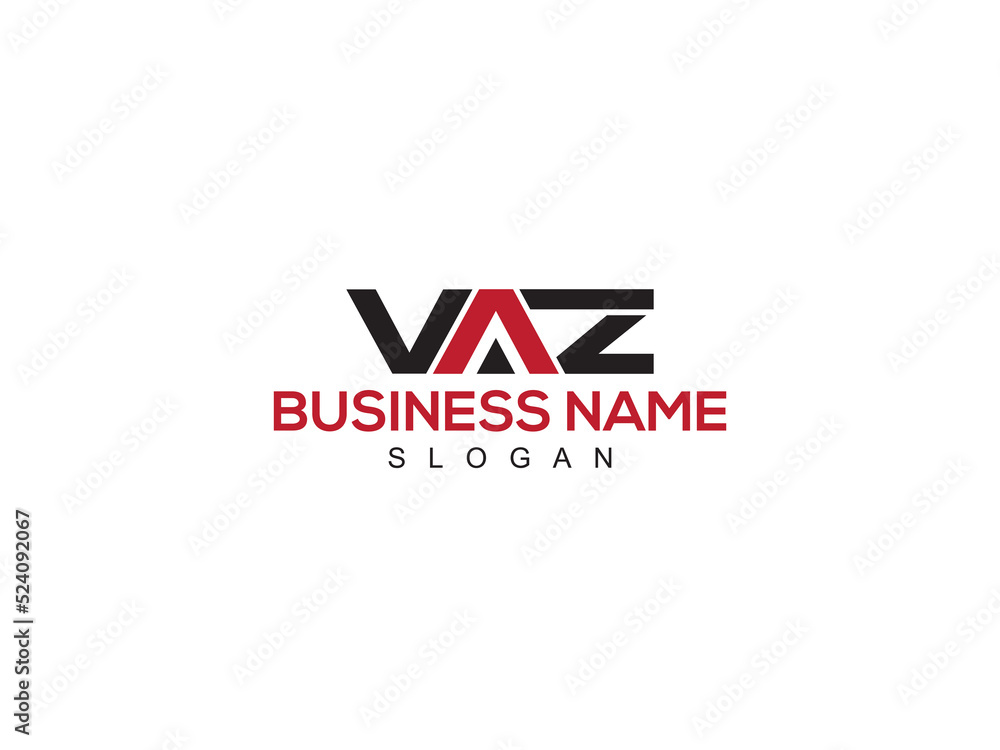 Monogram VAZ Logo Icon, Unique vaz Logo Letter Vector Image Design For Store Or Business Stock ...