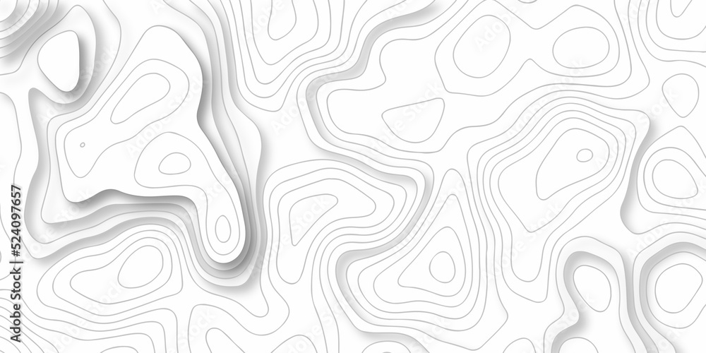 abstract vactor white lines pattern and Topographic and maunt,river,sea ...