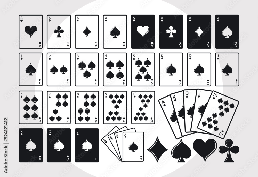 Playing Cards SVG Cut File, Poker Cards Svg, Cards Svg, Hearts Svg ...