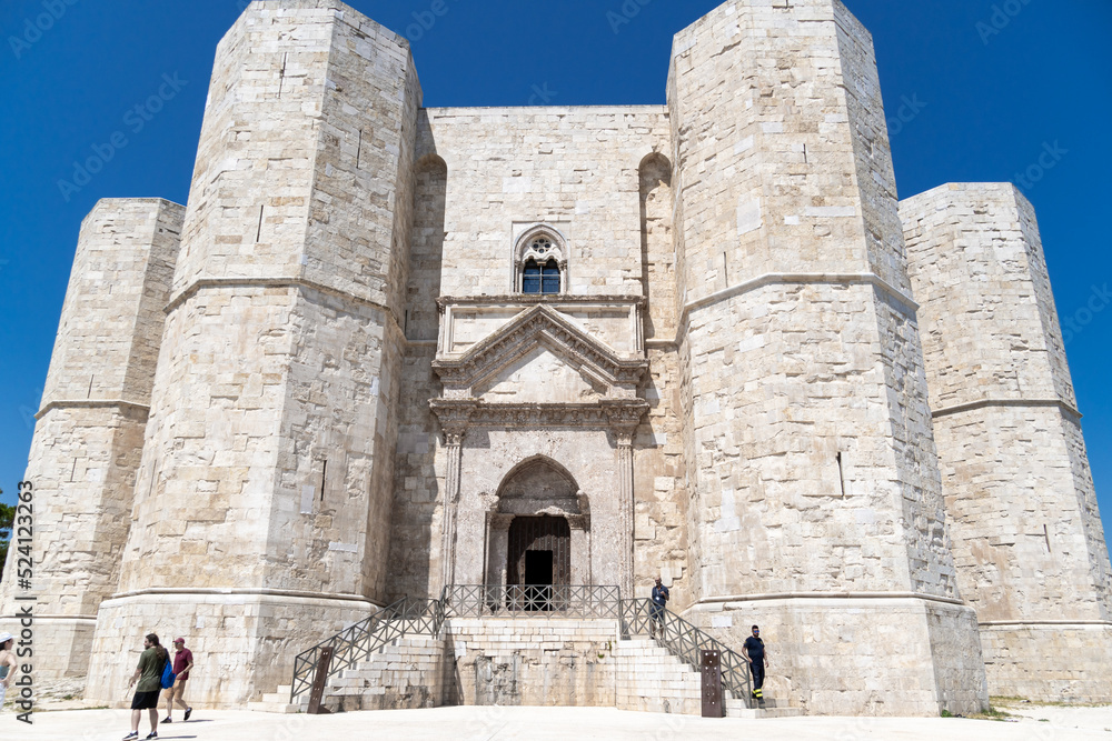 Castel del Monte, Puglia, Italy - August 2022: unique example of castle ...