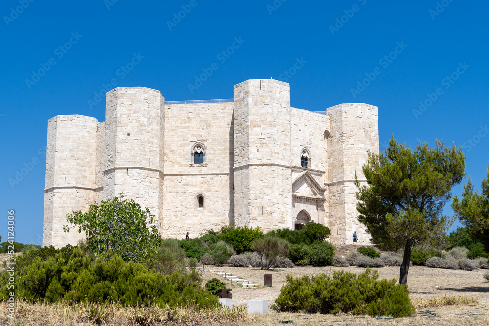 Castel del Monte, Puglia, Italy - August 2022: unique example of castle ...