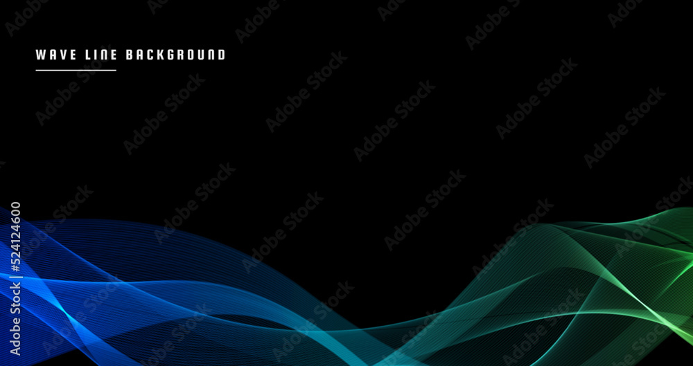 Wave line background, colorful wavy lines that flow backgrounds for ...