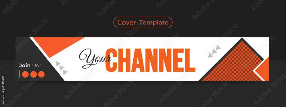 YouTube Banner Template or Creative white YouTube channel art or cover ...