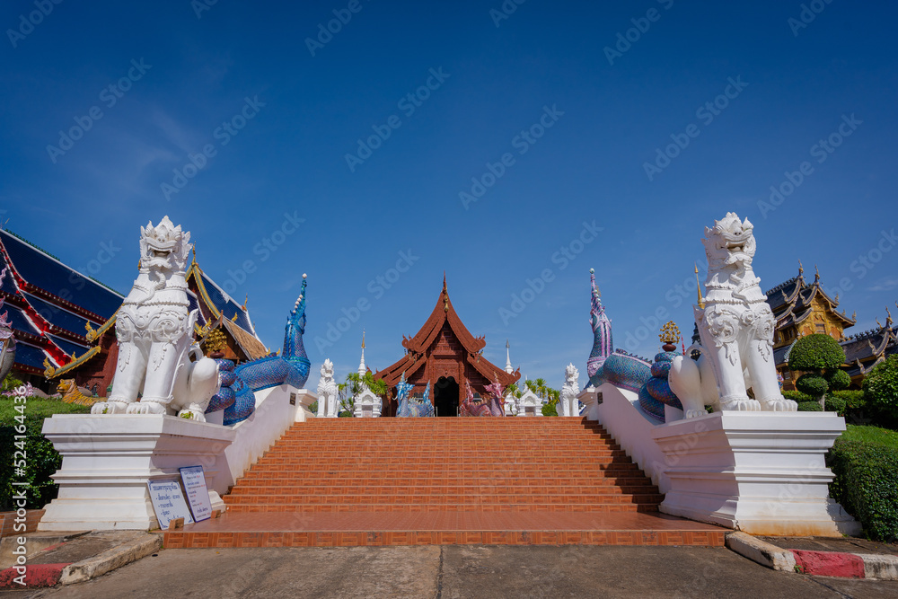 Beautiful Wat Ban Den Temple is a famous place and travel destination ...