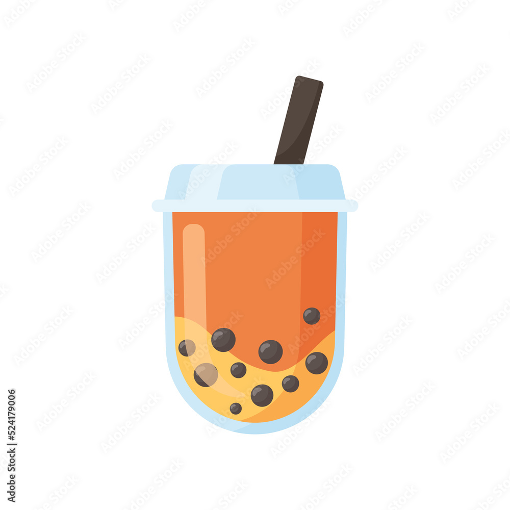 Pearl Milk Tea Vector