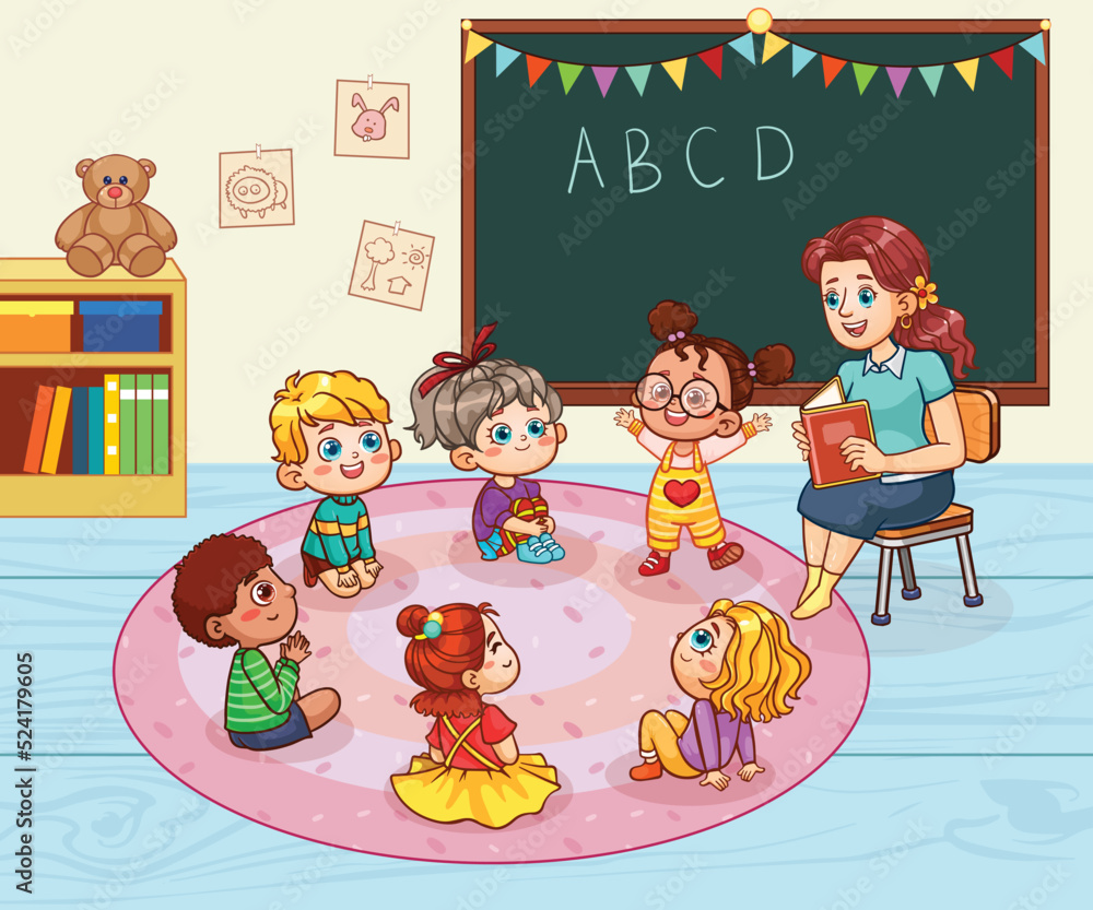 Kids Listening Clipart