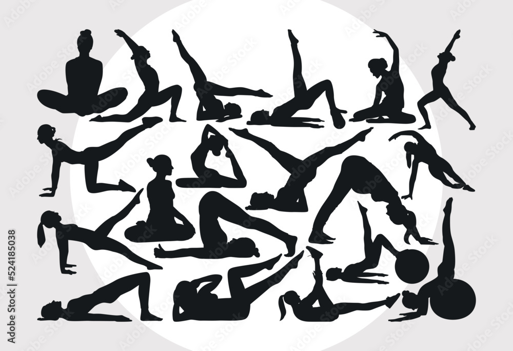 Yoga Pilates SVG Bundle, Yoga Pose Svg, Mediation Svg, Fitness Svg ... Yoga Pilates SVG Bundle, Yoga Pose Svg, Mediation Svg, Fitness Svg ...