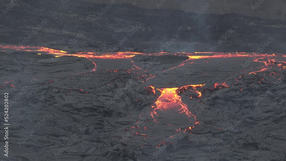 Iceland. Geldingadalur volcano eruption in Reykjanes peninsula Iceland ...