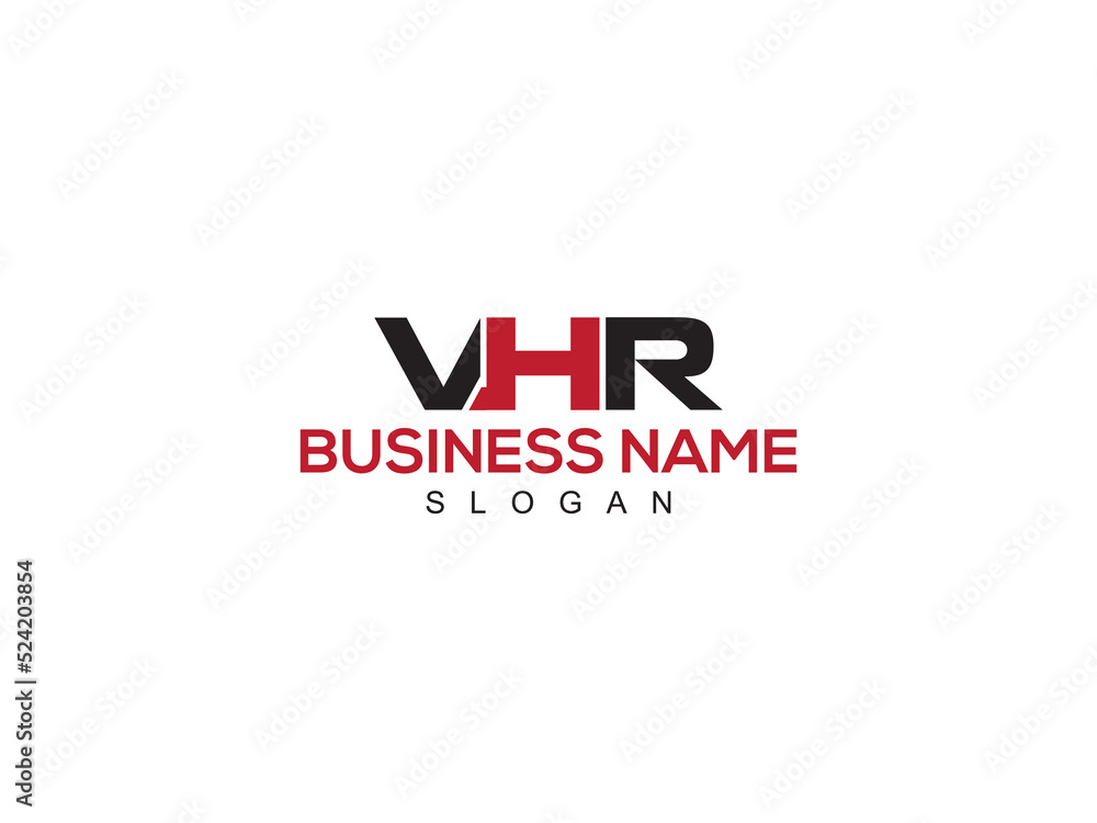 Monogram VHR Logo Letter, Creative vhr Logo Icon Vector Image and ...