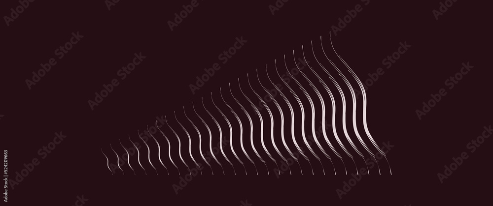 Abstract pattern vector illustration, random wave pattern design ...