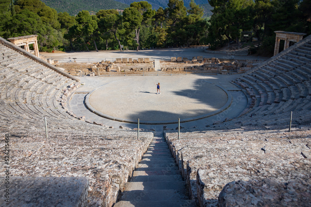 Ancient Greek Theatre at the Asclepieion of Epidaurus, Greece - UNESCO ...