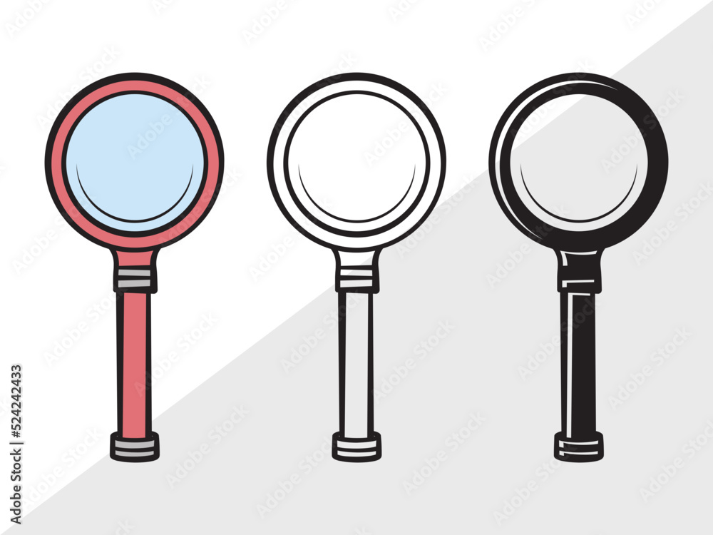 Magnifying Glass Clipart SVG, Magnifying Glass Svg, Magnifier Svg ...