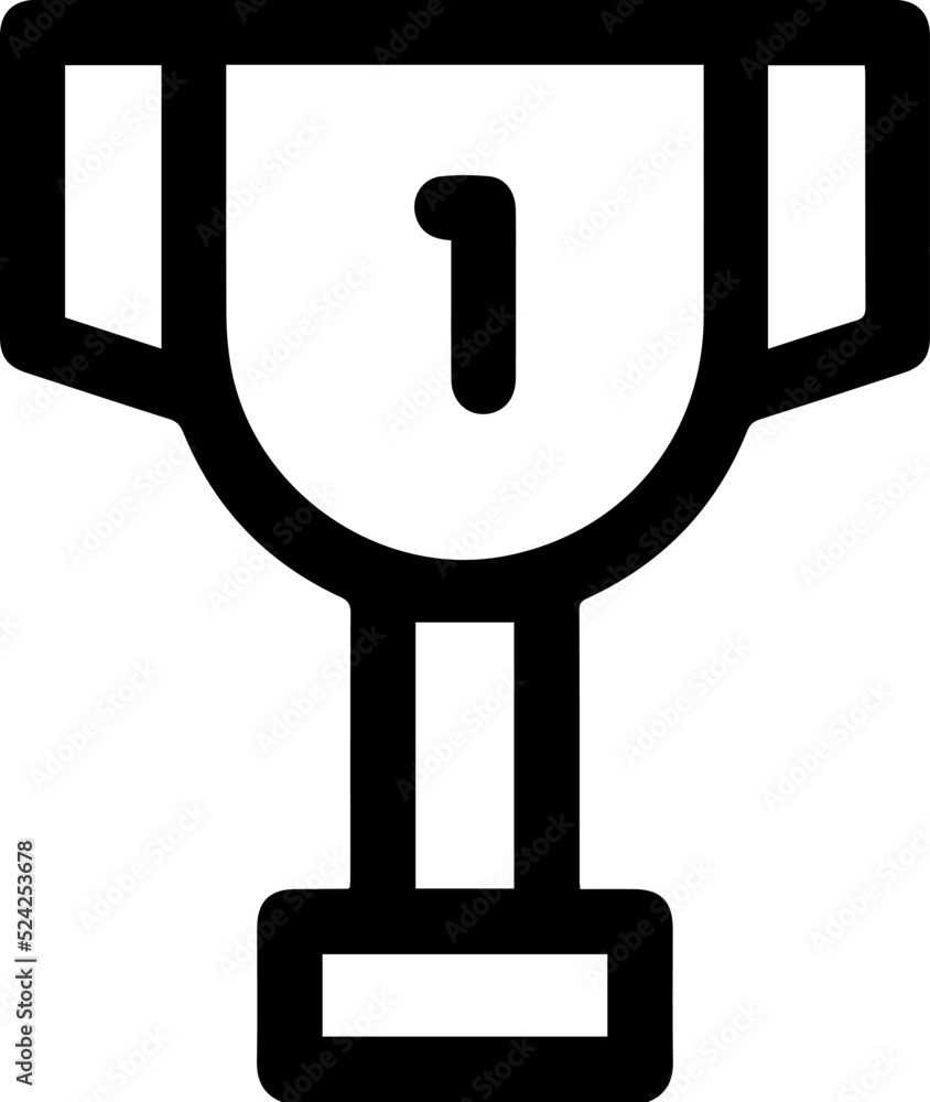 Award winner icon design. Champion sign. Leadership happy successful ...