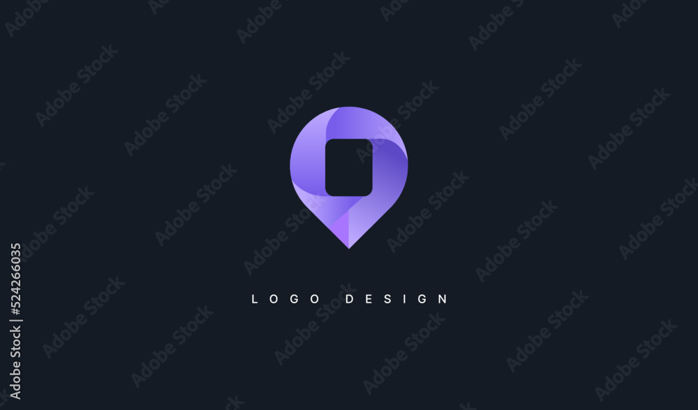 Pin Gradient Logo Design. Usable for Maps and Company Branding Logos ...