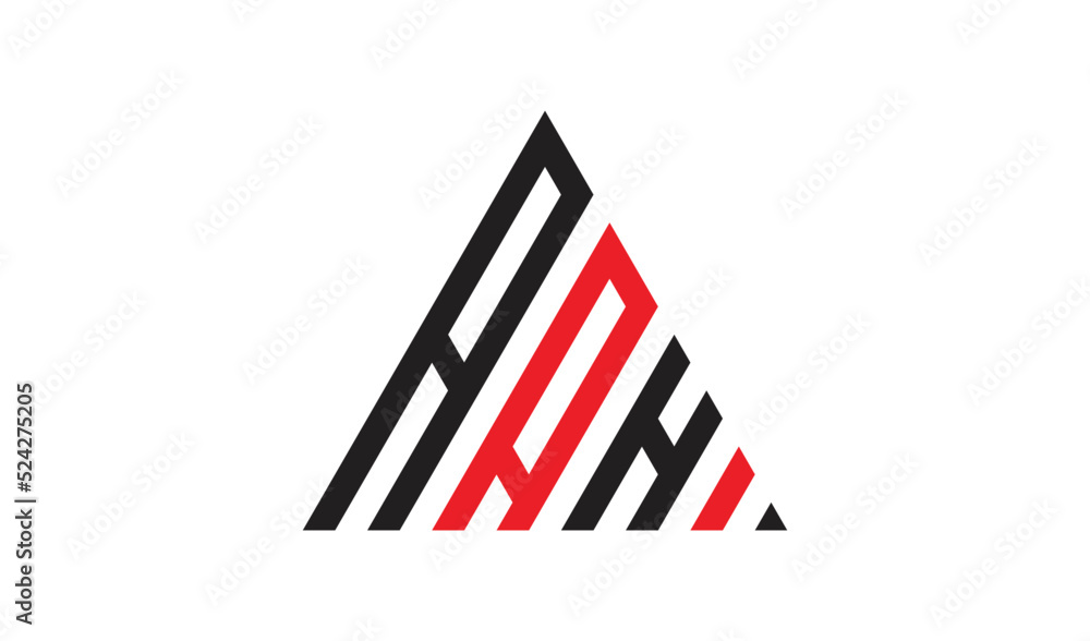AAH logo, AAH letter, AAH letter logo design, AAH Initials logo, AAH ...