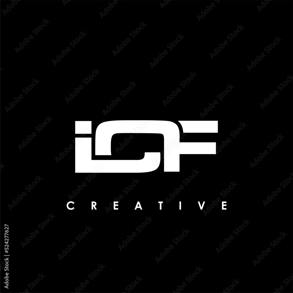 ICF Letter Initial Logo Design Template Vector Illustration Stock ...