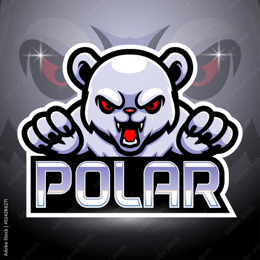 Polar Bear Mascot Logo