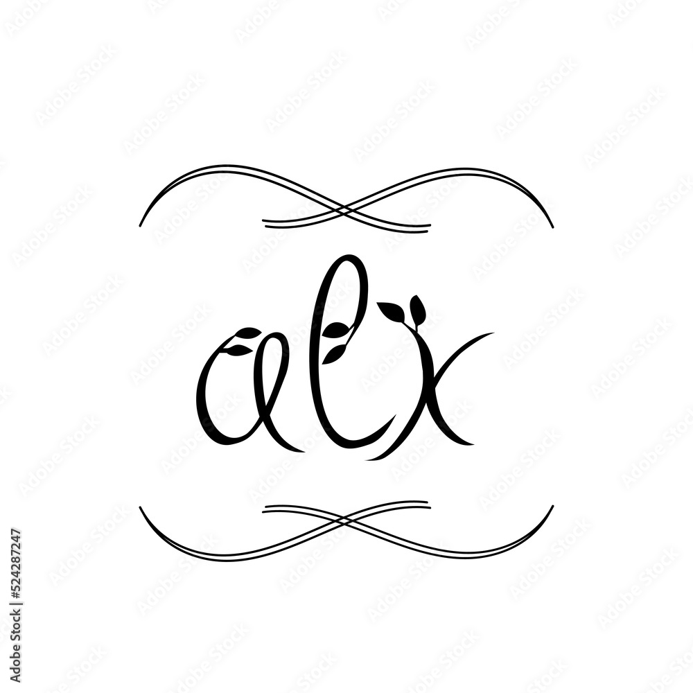 ALX logo,A L X design,ALX letter monogram logo design vector,unique ...
