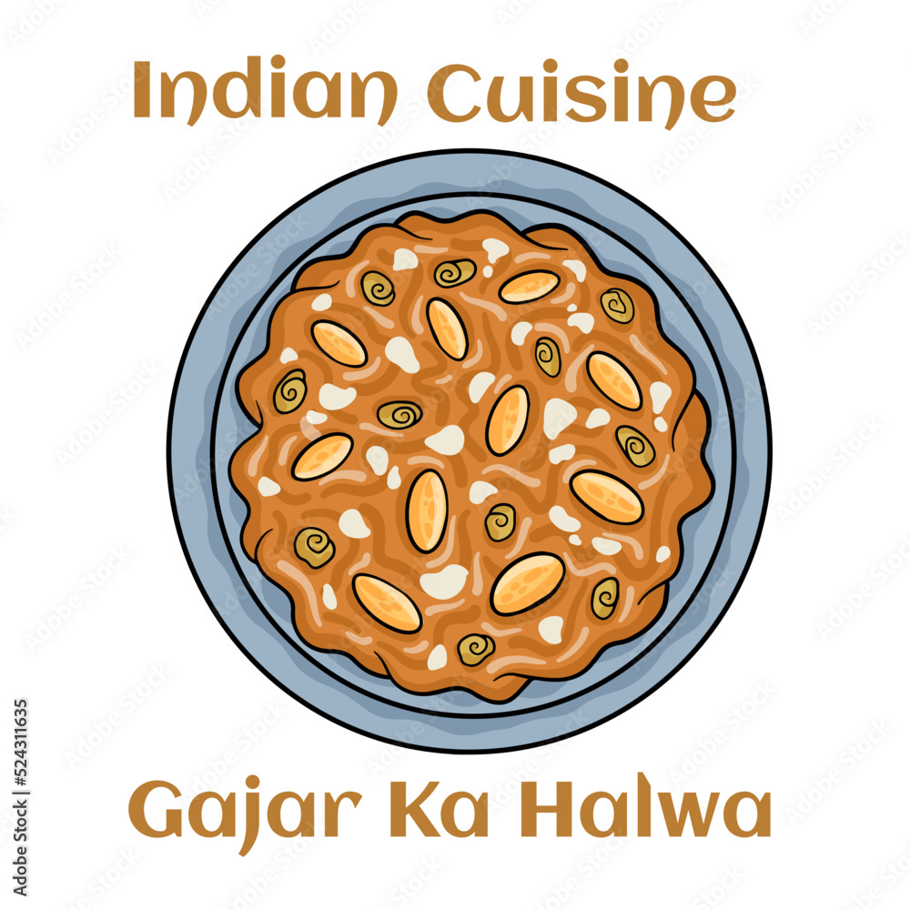 Carrot halwa,gajar ka halwa indian famous sweet made of carrots Stock ...