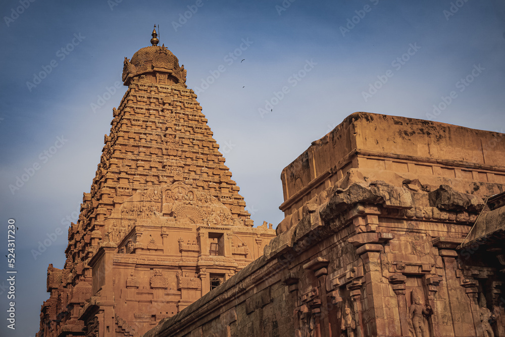 Tanjore Big Temple or Brihadeshwara Temple was built by King Raja Raja ...