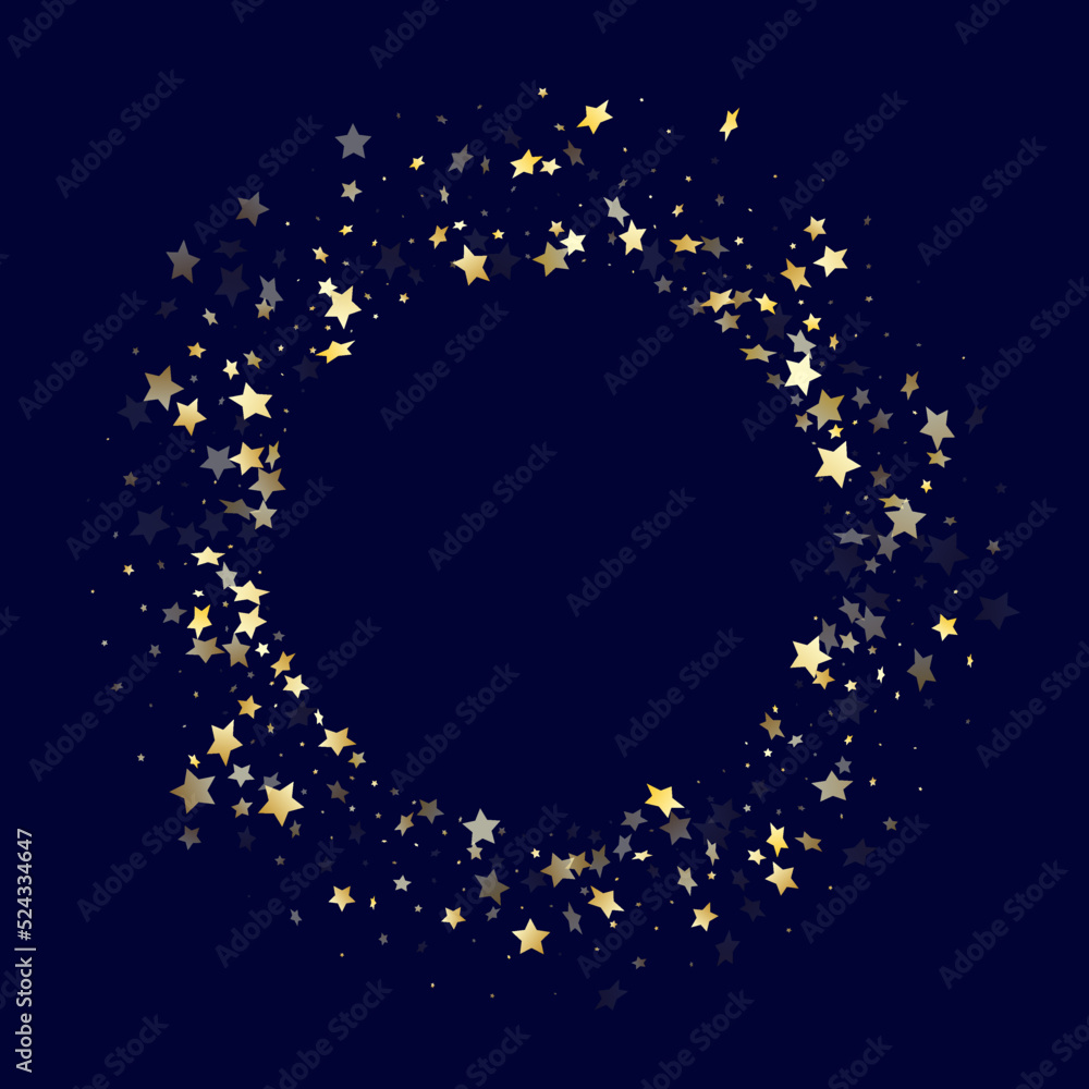 Gold gradient star dust sparkle vector background. Stock Vector | Adobe Stock