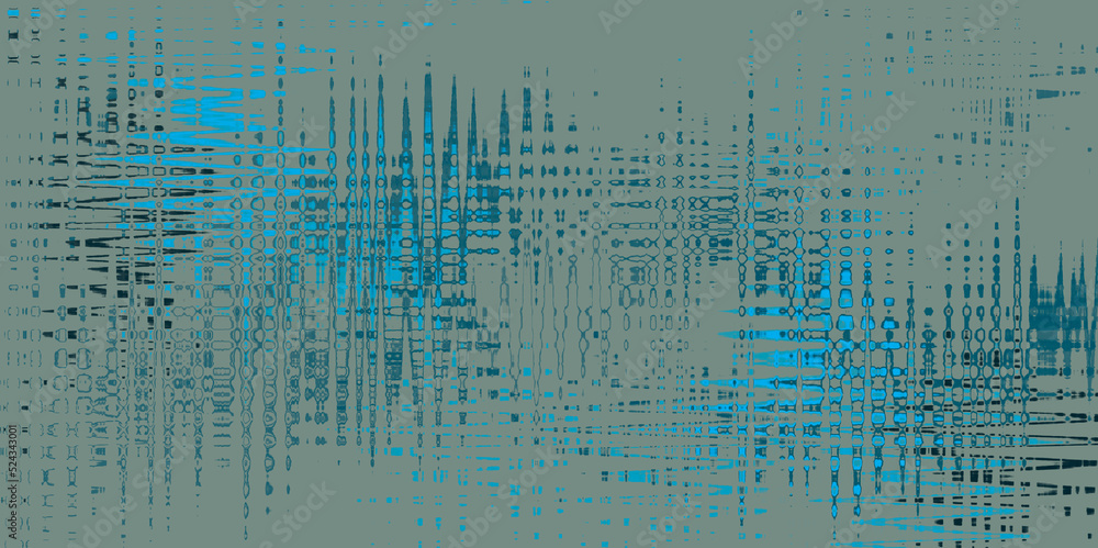 fondo plomo con azul cian, estilo binario abstracto, líneas de color ...