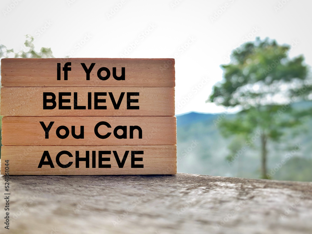 If you believe you can achieve text on wooden blocks with nature ...