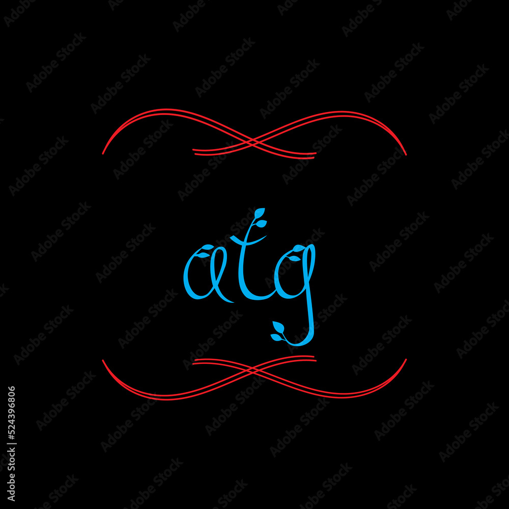 ATG logo,A T G design,ATG letter monogram logo design vector,unique ...