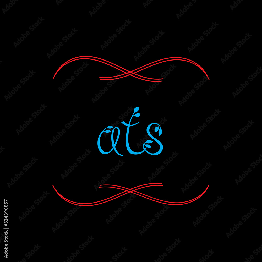 ATS logo,A T S design,ATS letter monogram logo design vector,unique ...