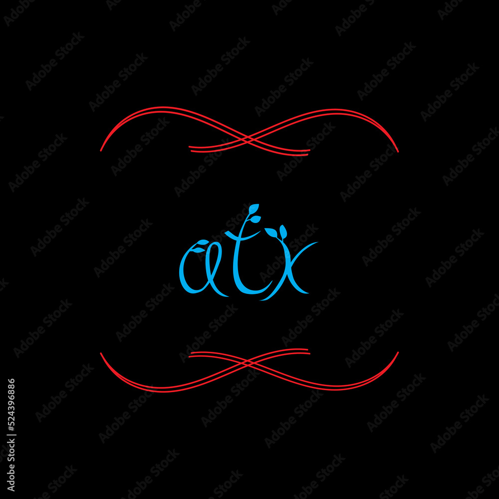 ATX logo,A T X design,ATX letter monogram logo design vector,unique ...