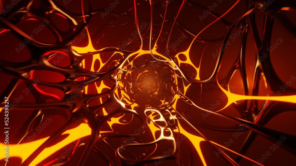 Organic fire , flame , loop VJ , animation,in,abstract background ...