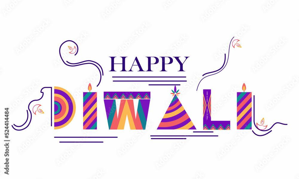 Creative alphabet Diwali poster for advertisement poster, banner, flyer ...