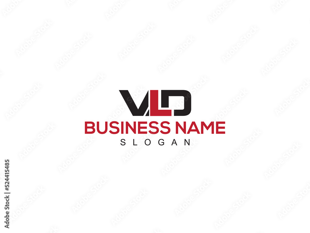 Monogram VLD Logo Letter Vector Art, Colorful VL vld Logo Icon Design ...