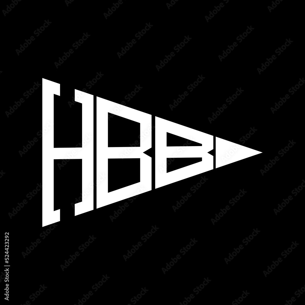 HBB letter logo design.HBB creative initials monogram vector letter ...