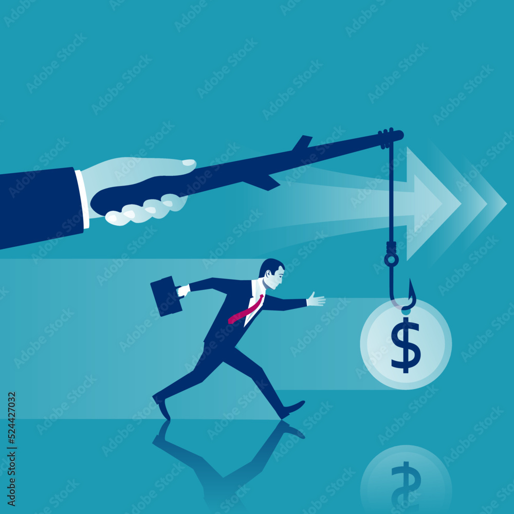 Incentive concept. Business metaphor. Personnel management leadership ...