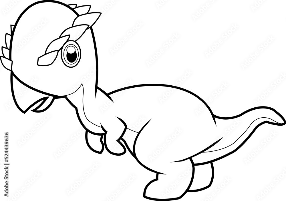 cartoon dinosaurs jurassic world for kids cute dinosaurs black and ...