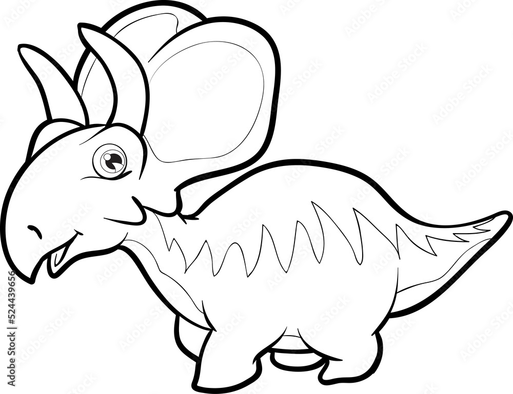 cartoon dinosaurs jurassic world for kids cute dinosaurs black and ...