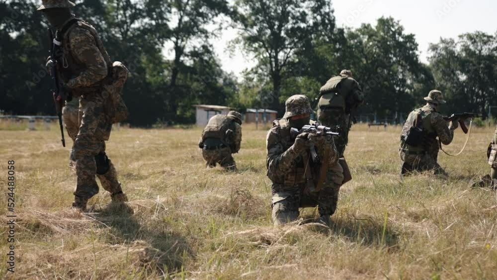 As part of a Military Special Forces Unit's attack on the enemy, a ...