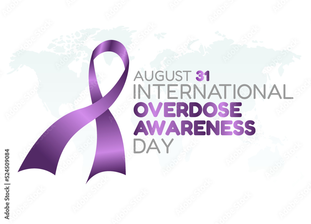 vector graphic of international overdose awareness day good for ...