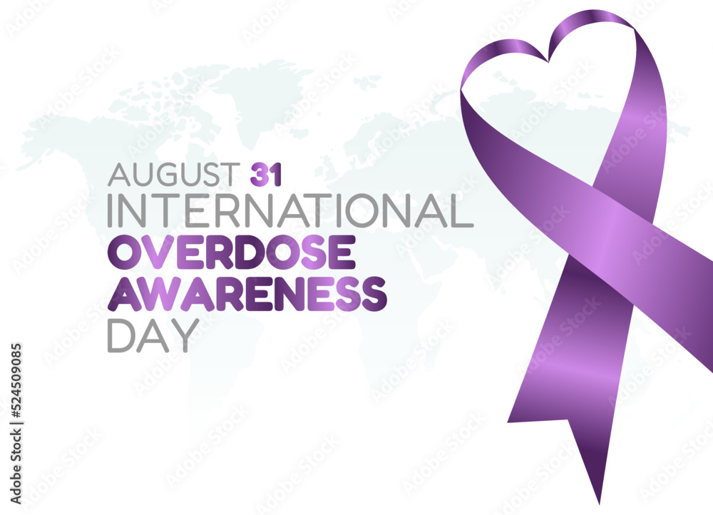 vector graphic of international overdose awareness day good for ...