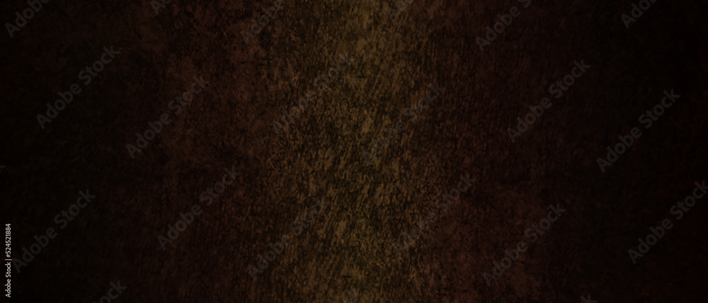 Abstract dark brown leather texture, bright brown concrete wall with ...