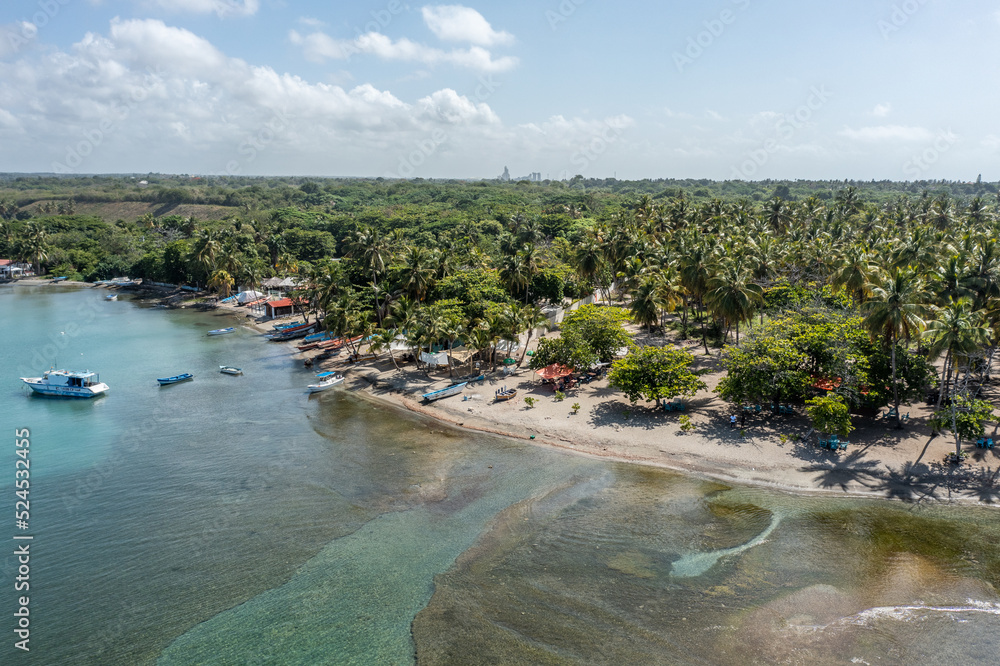 Playa Palenque, San Cristóbal, República Dominicana. Stock Photo ...