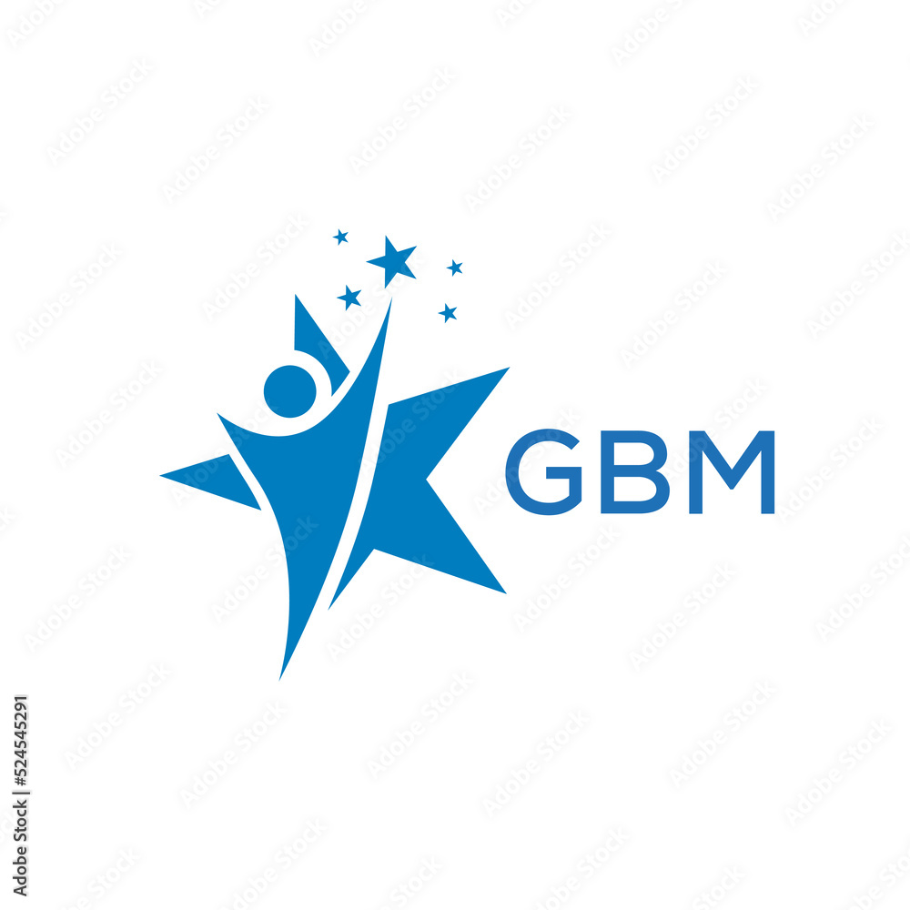 GBM Letter logo white background .GBM Business finance logo design ...