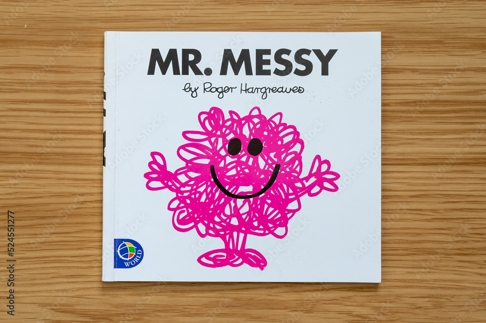 Mr Messy, front cover of Mr Men series of books Stock Photo | Adobe Stock
