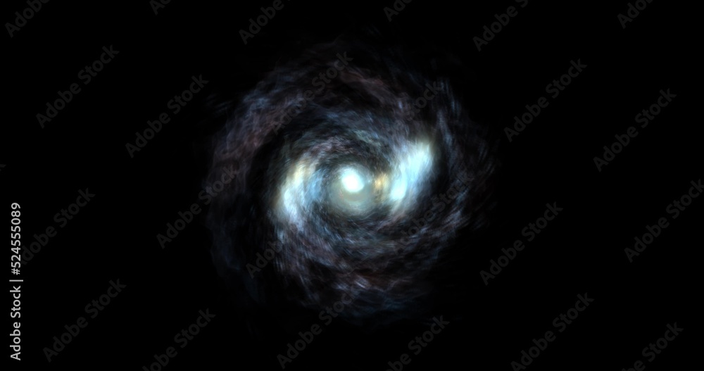 footage galaxy, space of a portal, a magical door, an entrance, a ...