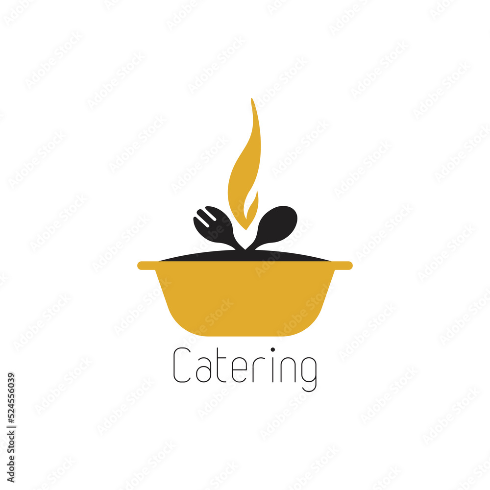 catering logo, restaurant icon symbol, menu icon Stock Vector | Adobe Stock