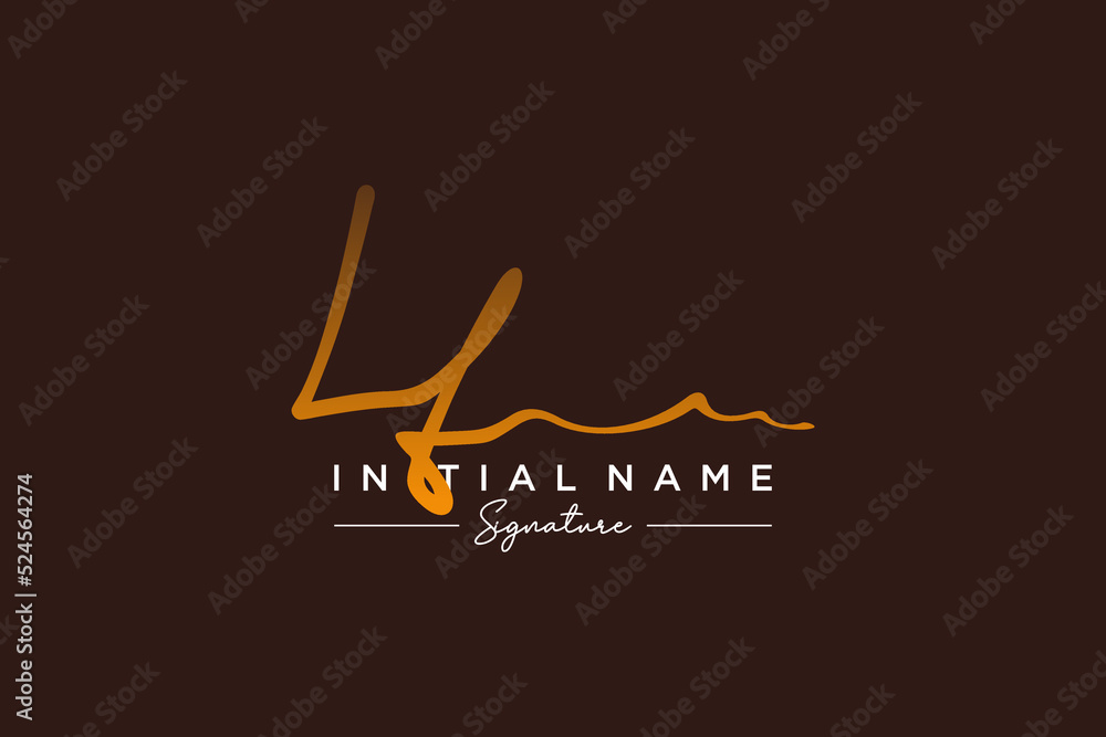Initial LT signature logo template vector. Hand drawn Calligraphy ...
