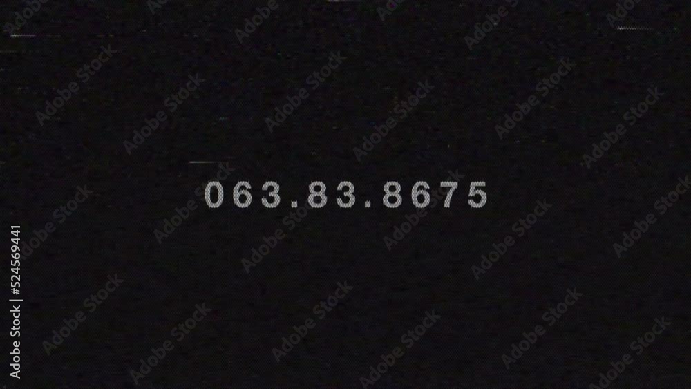 4k CRT Glitch Overlay. Television Scanlines. Old CRT tube screen from a ...