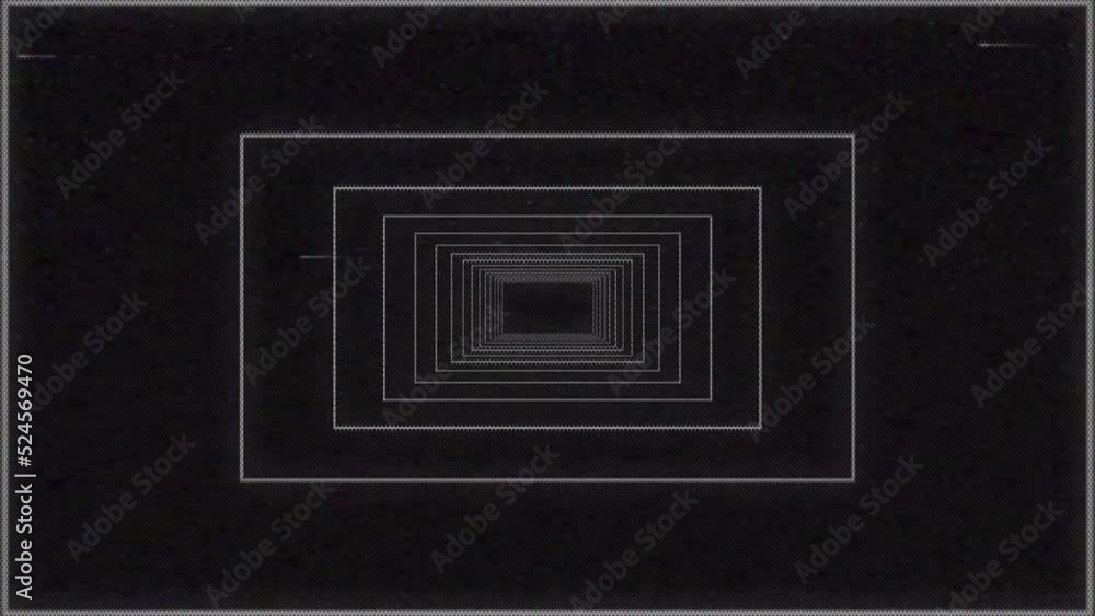 4k CRT Glitch Overlay. Television Scanlines. Old CRT tube screen from a ...